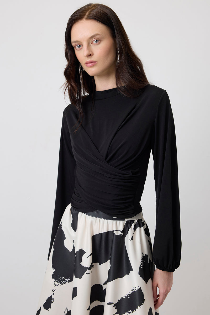 DRAPED BLOUSE – Touché Privé Global